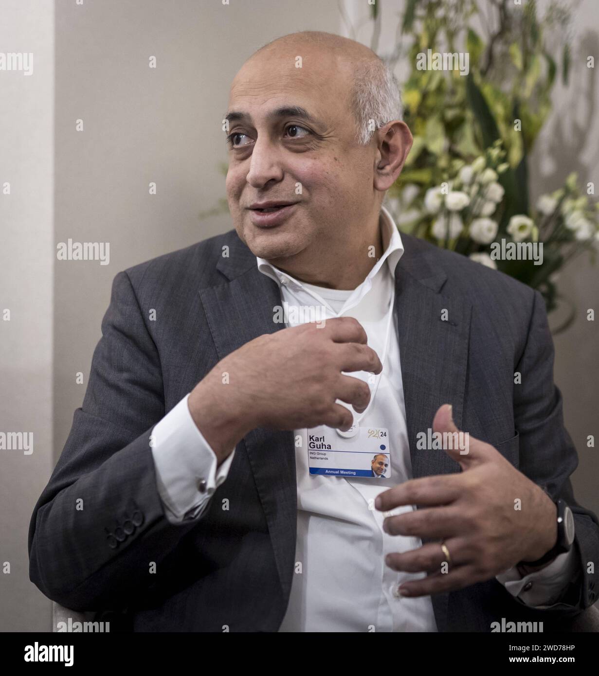 Karl Guha, Vorsitzender des Aufsichtsrats ING, aufgenommen waehrend des ...