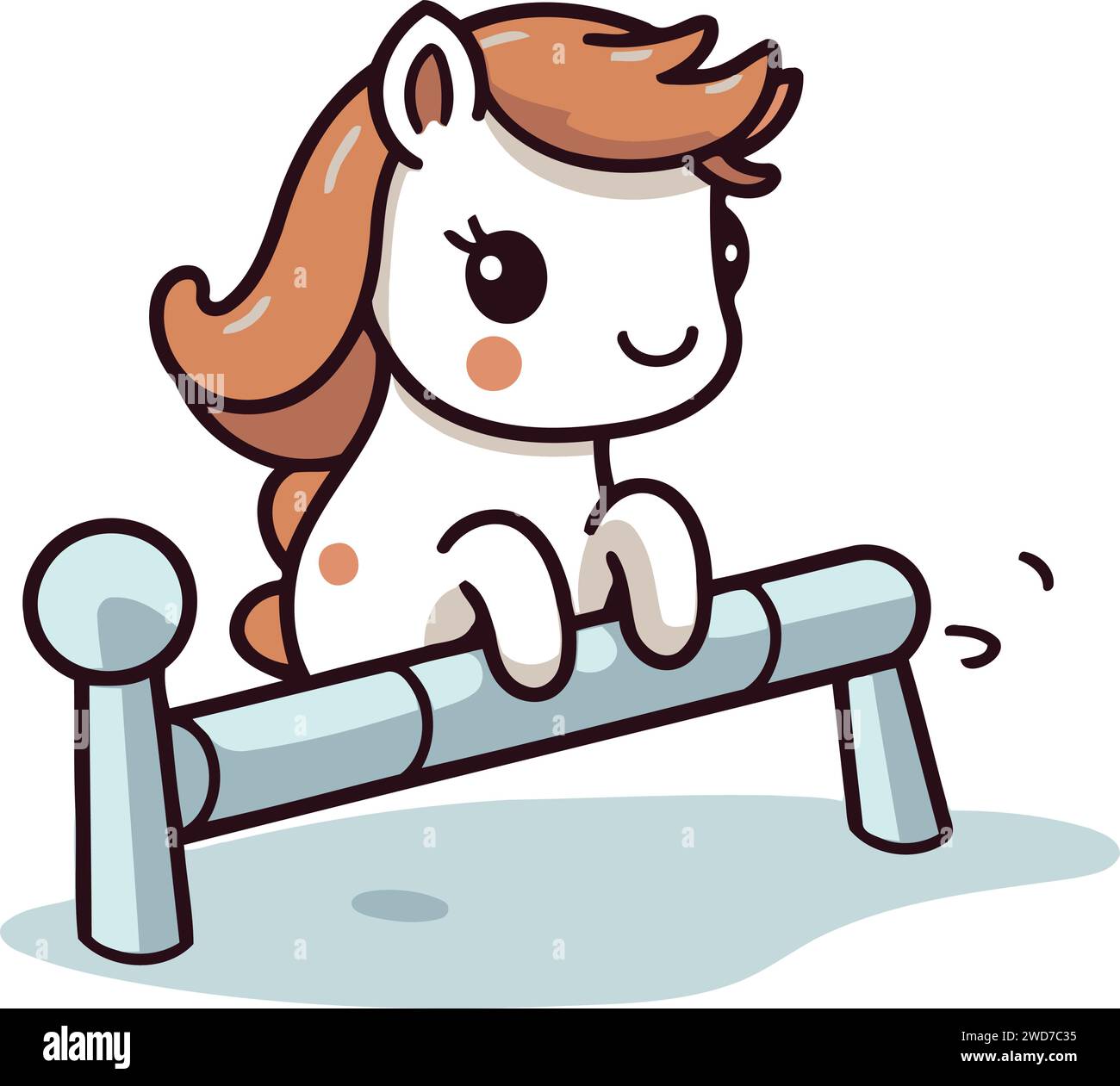 Pferd springt umriss -Fotos und -Bildmaterial in hoher Auflösung – Alamy