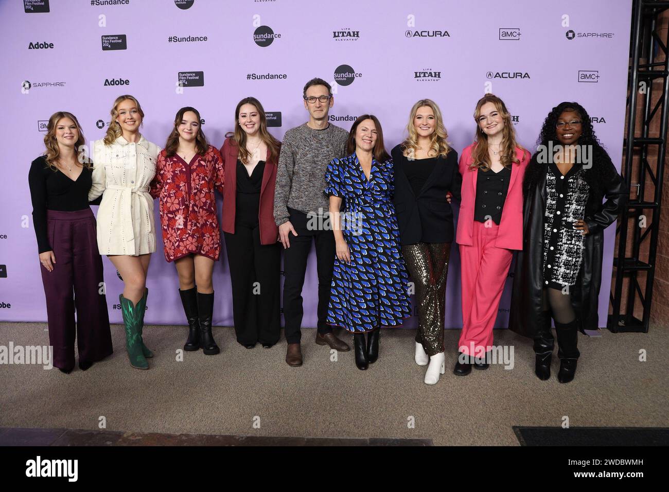 Utah. Januar 2024. Faith Glasgow, Brooke Taylor, Cecilia Bartin, Anna ...