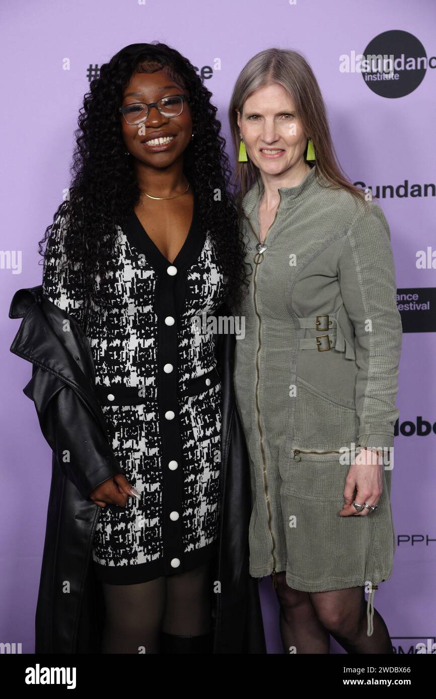 Utah Januar 2024 Tochi Ihekona Layla Kilbourn Bei Arrivals For Girls