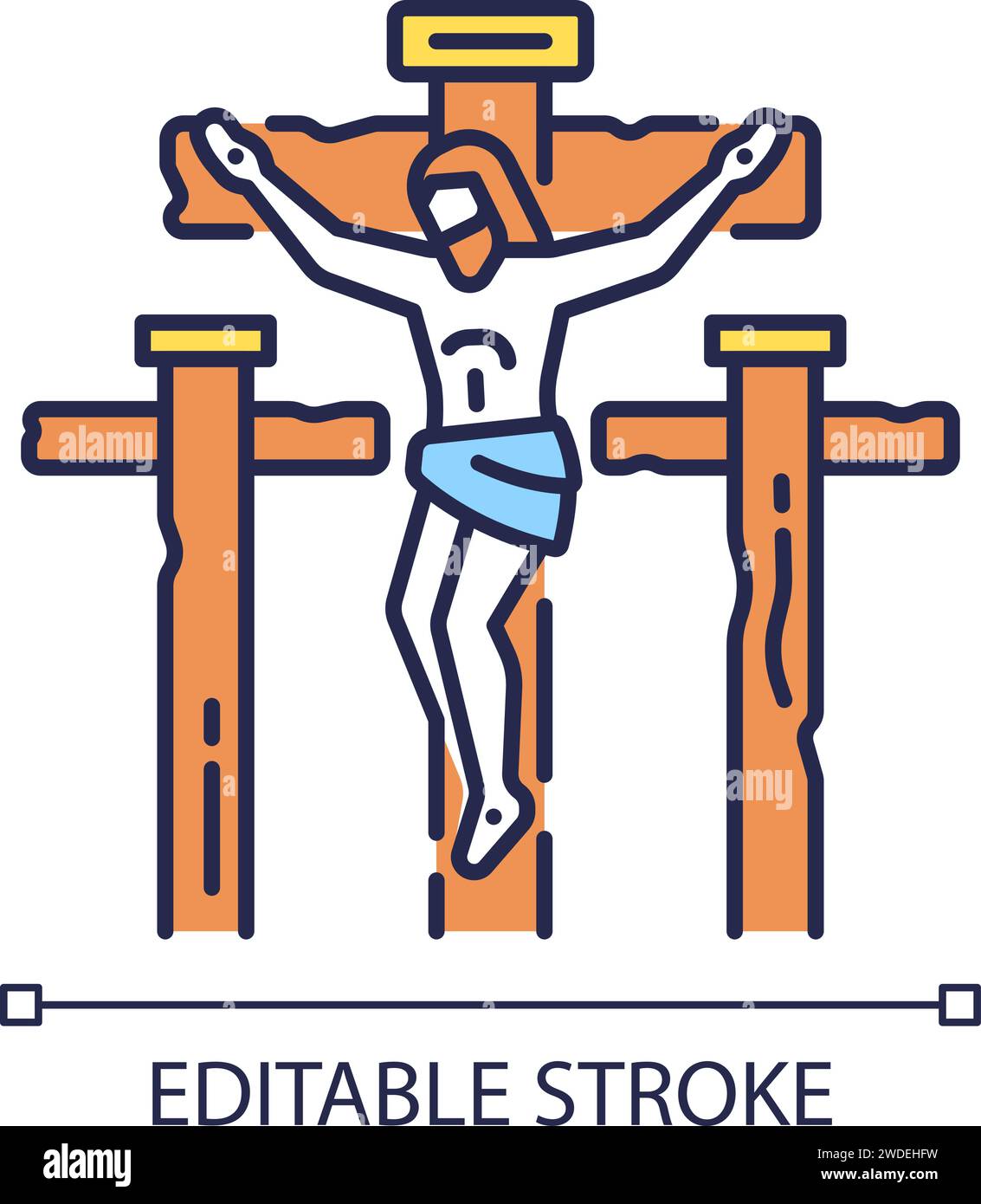 Kreuzigung von jesus Ausgeschnittene Stockfotos und -bilder - Alamy