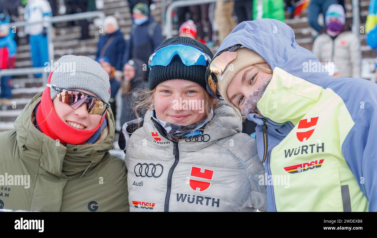 Oberhof, Deutschland. Januar 2024. Thüringer Langlauf-Nachwuchs, 20.01.2024, Oberhof ...