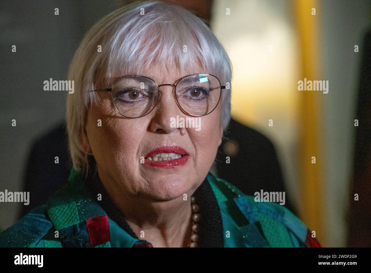 Greifswald, Deutschland. Januar 2024. Claudia Roth (Allianz 90/die ...