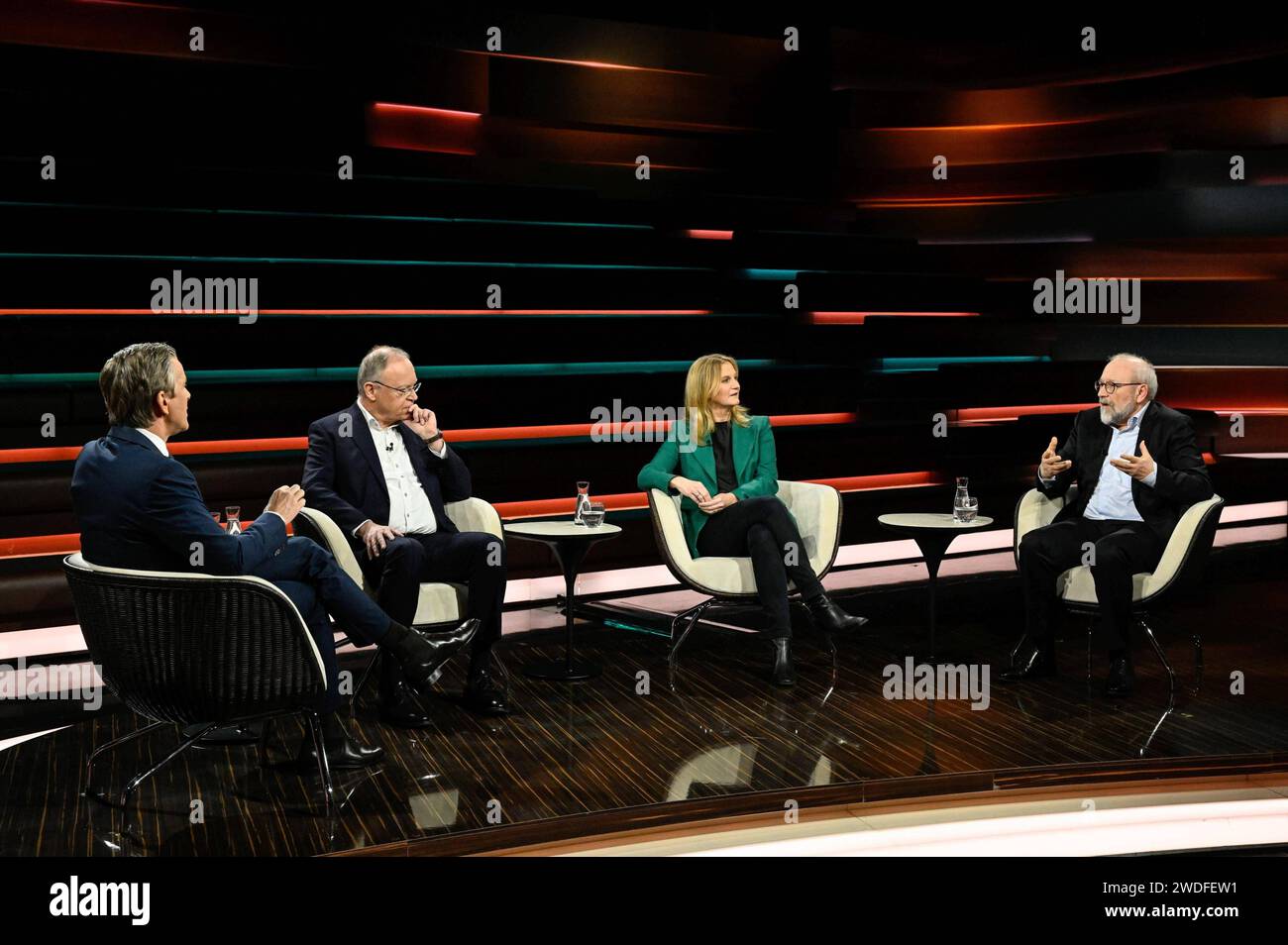 Talkrunde bei Markus Lanz , ZDF 01/24 Ihre Markus Lanz, Stephan weil ...