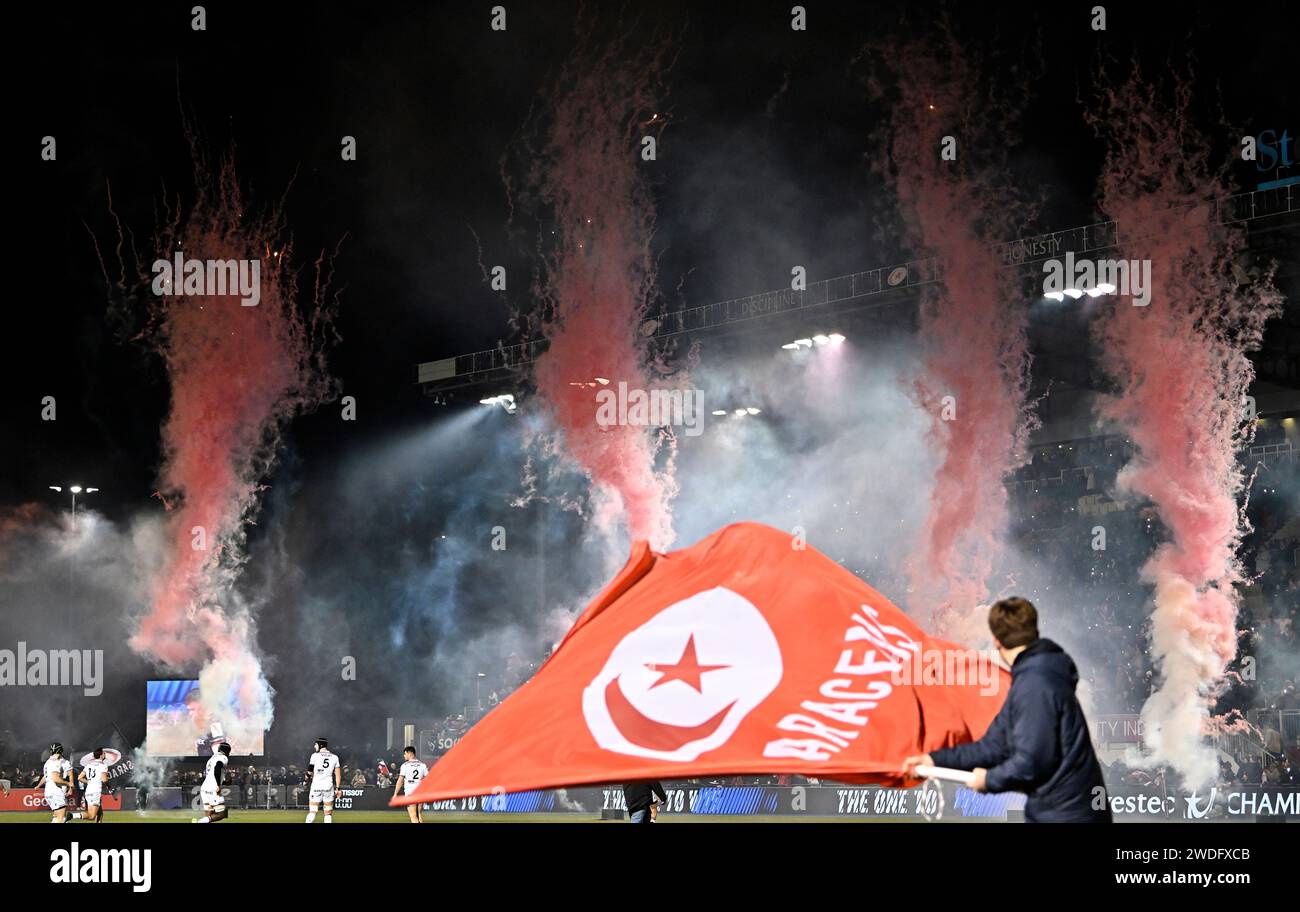 Barnet, Großbritannien. Januar 2024. EPCR Challenge Cup. Sarazenen V ...