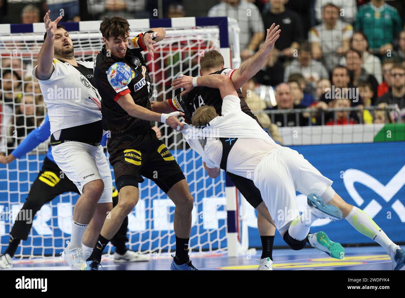 20.01.2024, Lanxess Arena, Köln, GER, EHF Euro 2024, Männer, Hauptrunde, Gruppe 1, 2. Spieltag ...
