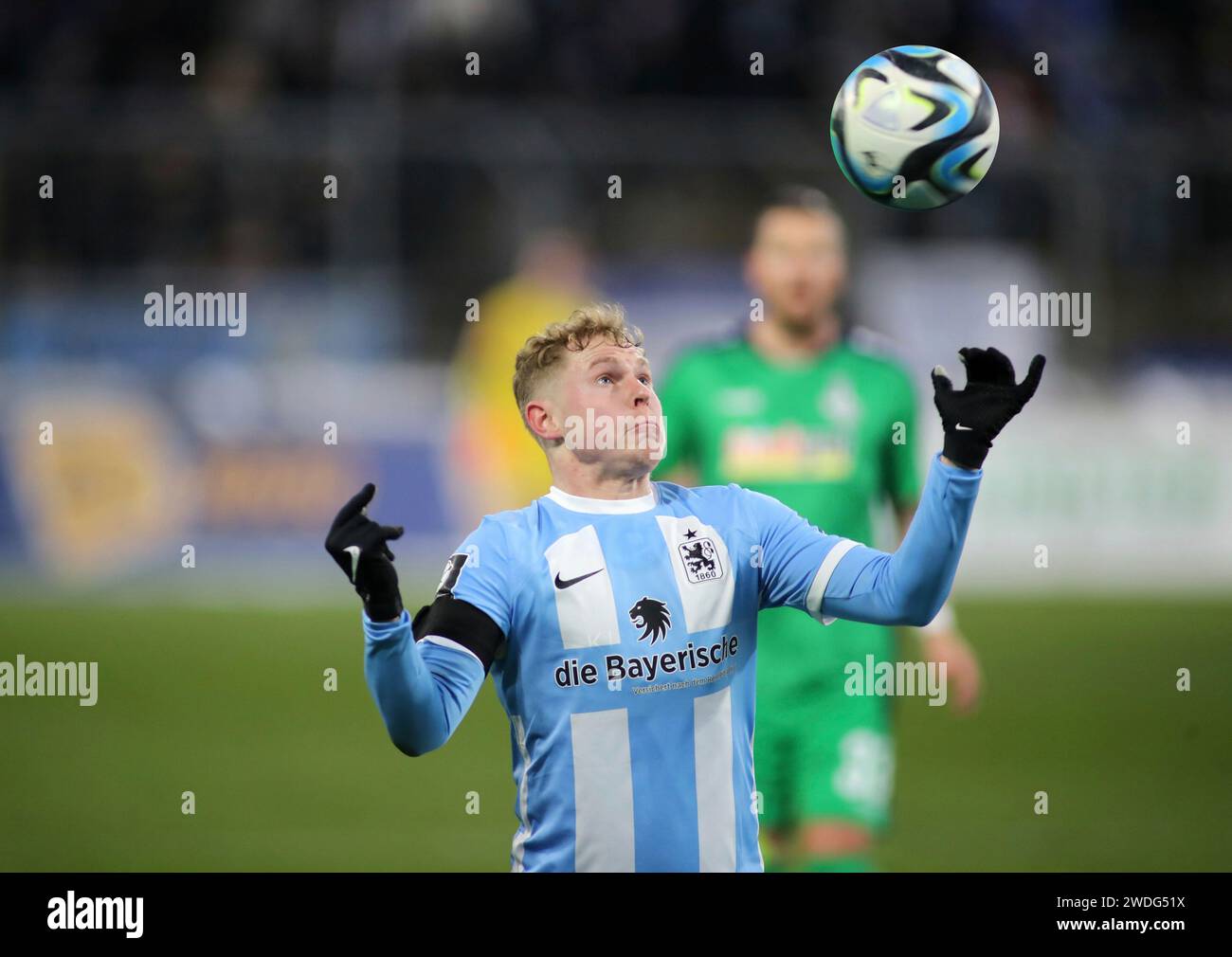 München, Deutschland 20. Januar 2024: Fussball, Herren, 3.Liga, Saison 2023/2024, TSV 1860 ...