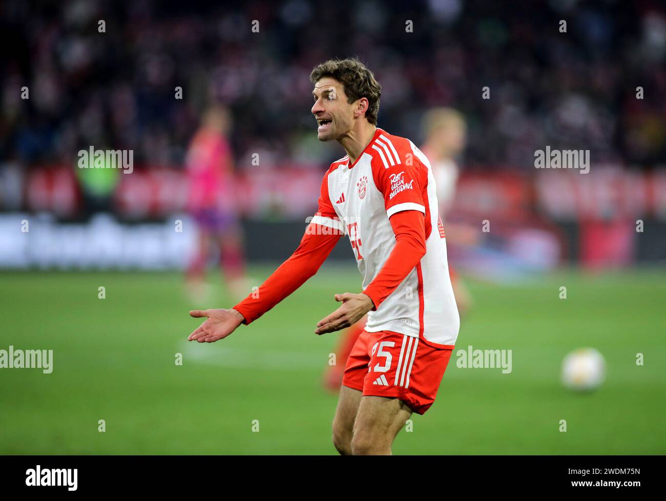 München, Deutschland 21. Januar 2024: Fussball, Herren, Bundesliga ...