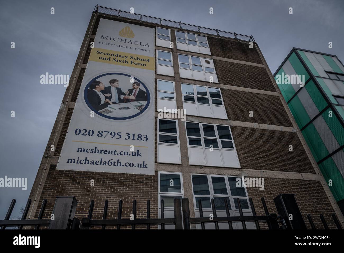 London, Großbritannien. Januar 2024. Die Michaela Community School ist ...