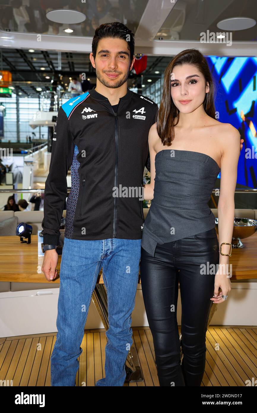 Boot 2024 PR Termin mit ALPINE Formel 1 Fahrer Esteban Ocon und Topmodel Vivienne Oesch bei ...