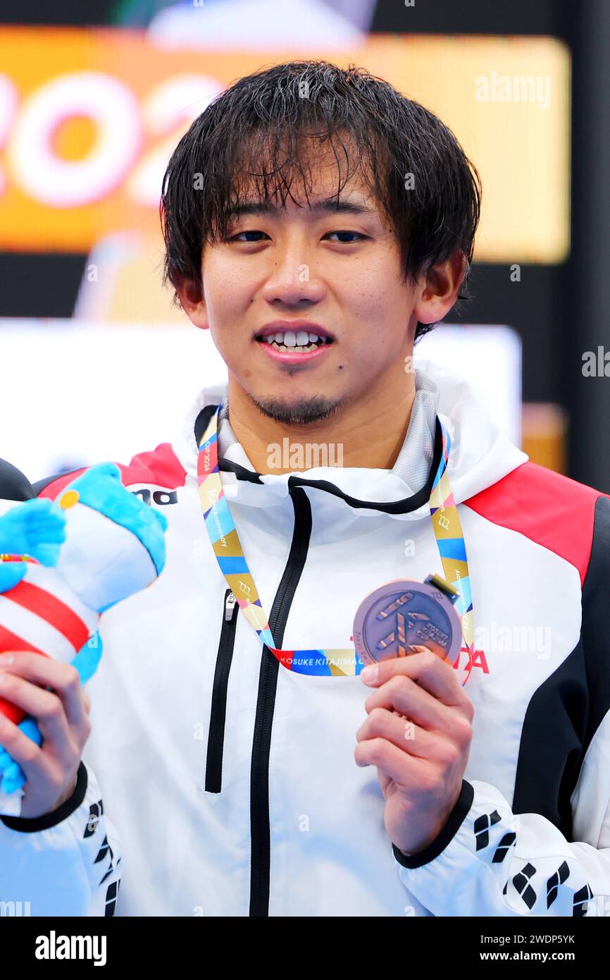 Tokyo Aquatics Centre, Tokio, Japan. Januar 2024. Takeshi Kawamoto, 19. JANUAR 2024 - Schwimmen ...