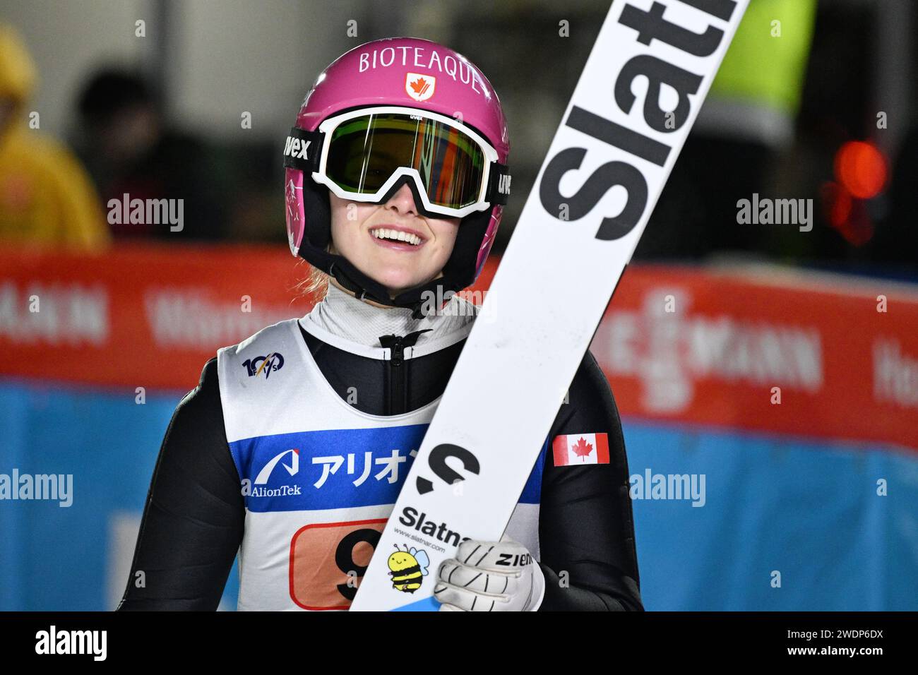 Aliontek Zao Schanze, Yamagata, Japan. Januar 2024. Abigail STRATE (CAN ...
