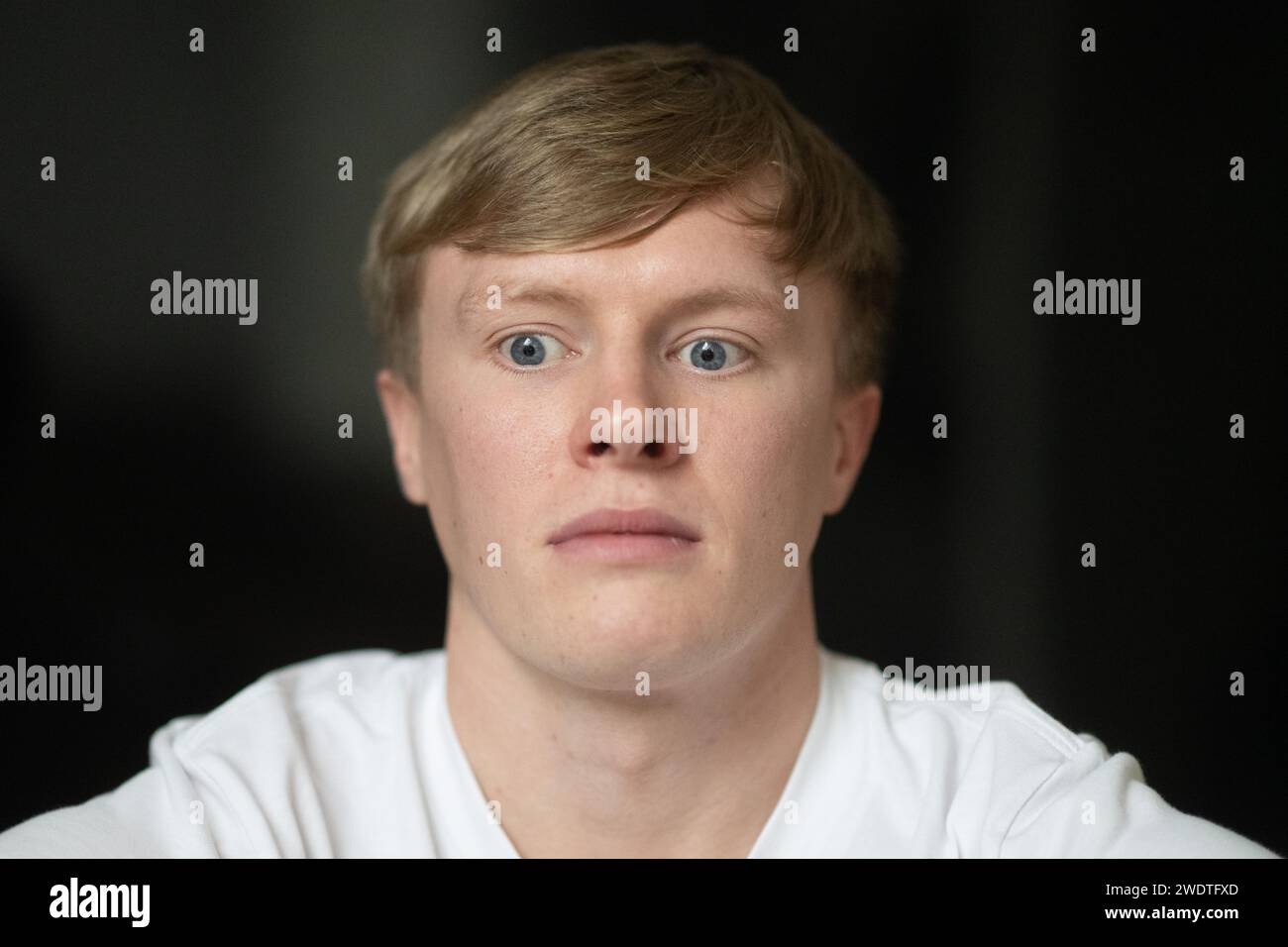 18. Januar 2024, Baden-Württemberg, Crailsheim: Influencer Liam ...