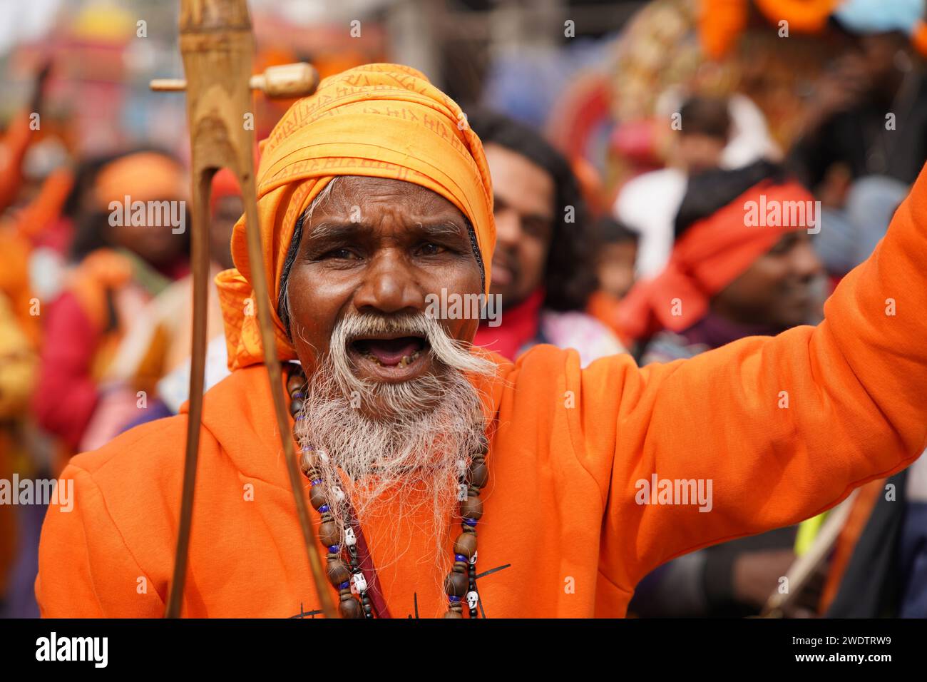 Kalkutta, Westbengalen, Indien. Kalkutta, Westbengalen, Indien. Januar 2024. In einem Farb- und ...