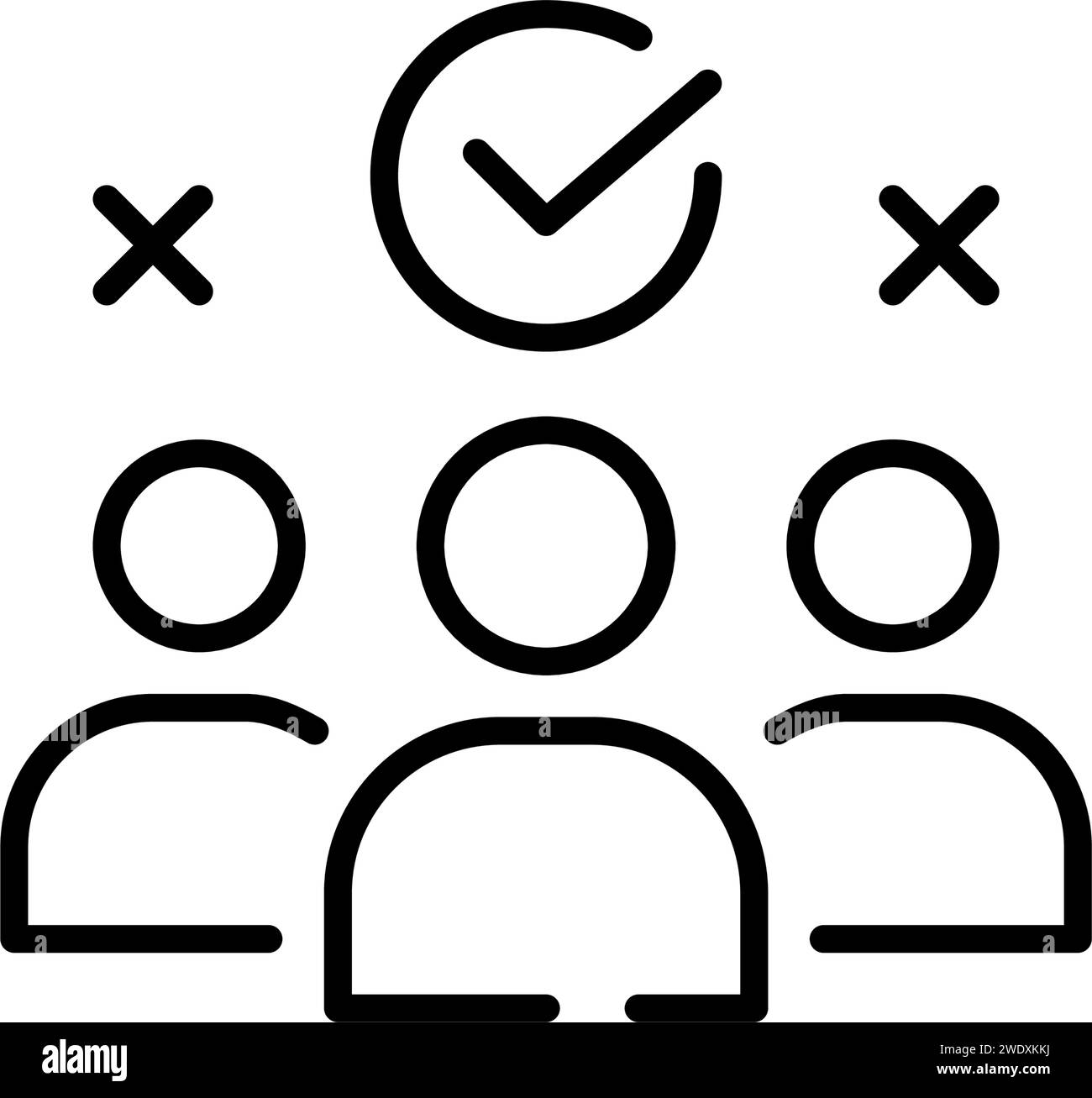 Richtiger kandidat Ausgeschnittene Stockfotos und -bilder - Alamy