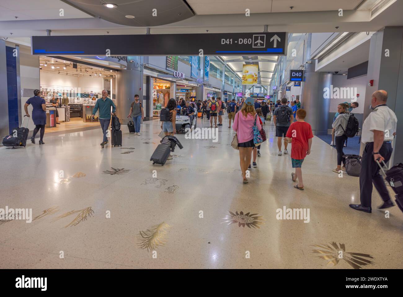 Miami international airport mia terminal concourse gate bereich -Fotos ...