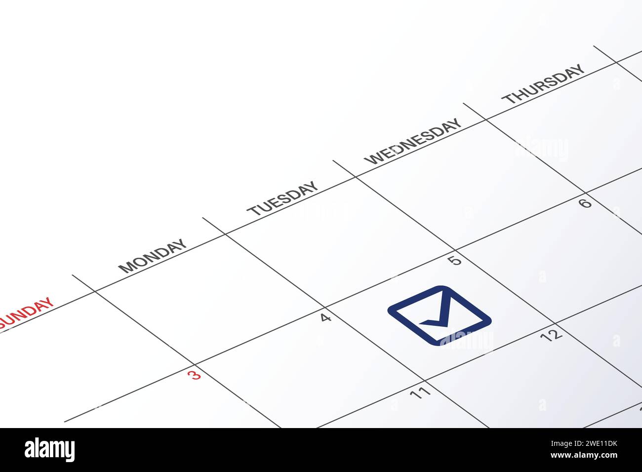 Kalender mit aktiviertem Abstimmungsdatum. Die Wahlen in den USA 2024 ...