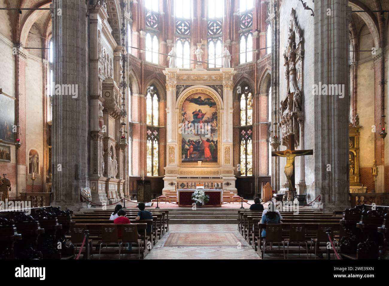 Italienische Renaissance-Himmelfahrt der Jungfrau von Tizian aus dem 16. Jahrhundert auf ...