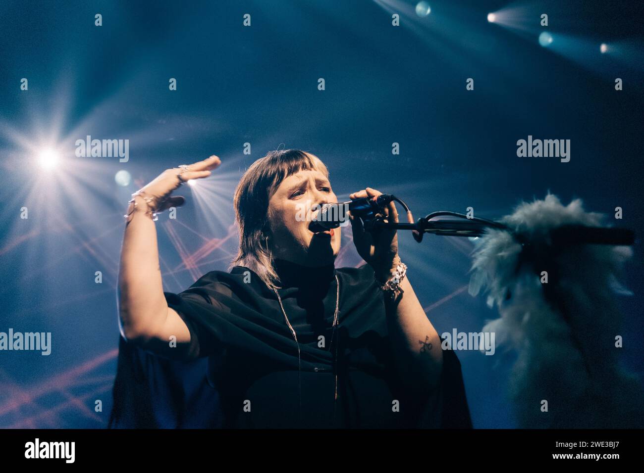 Kopenhagen, Dänemark. Januar 2024. Die englische Band Slowdive spielt ...