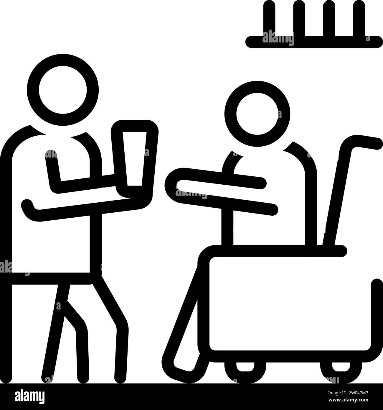 Möwen gehorsam Stock-Vektorgrafiken kaufen - Alamy