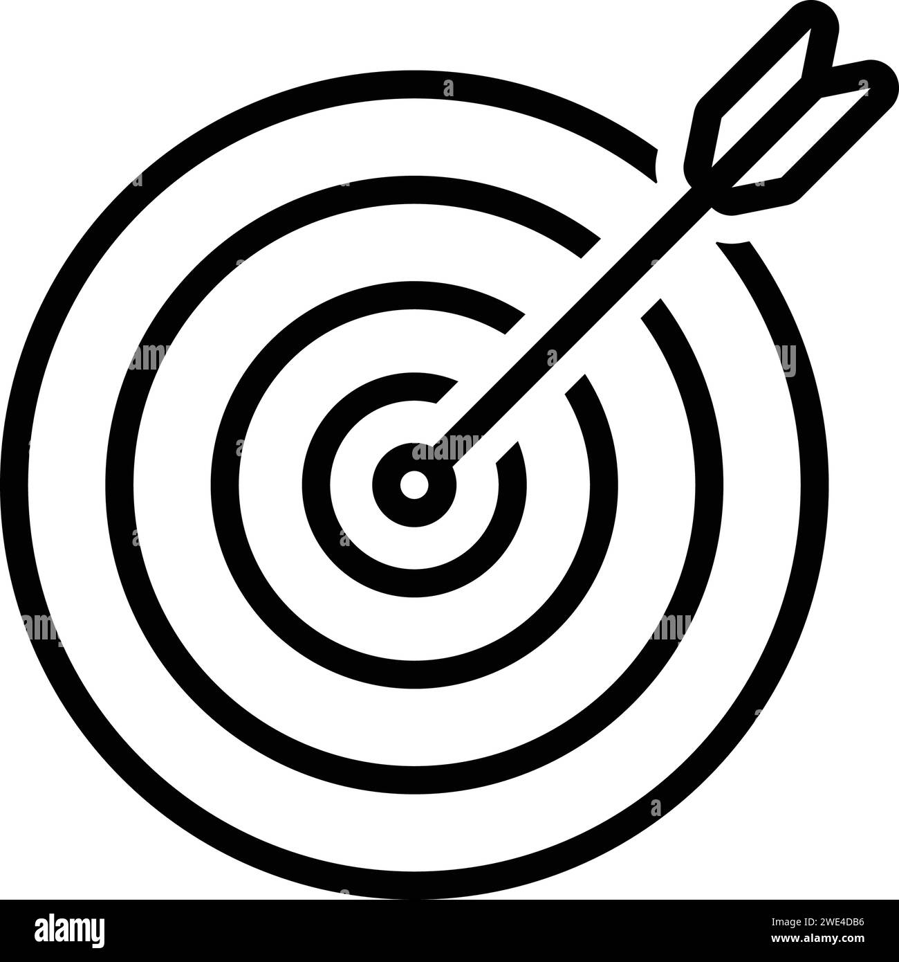 Zweck symbol Schwarzweiß-Stockfotos und -bilder - Alamy