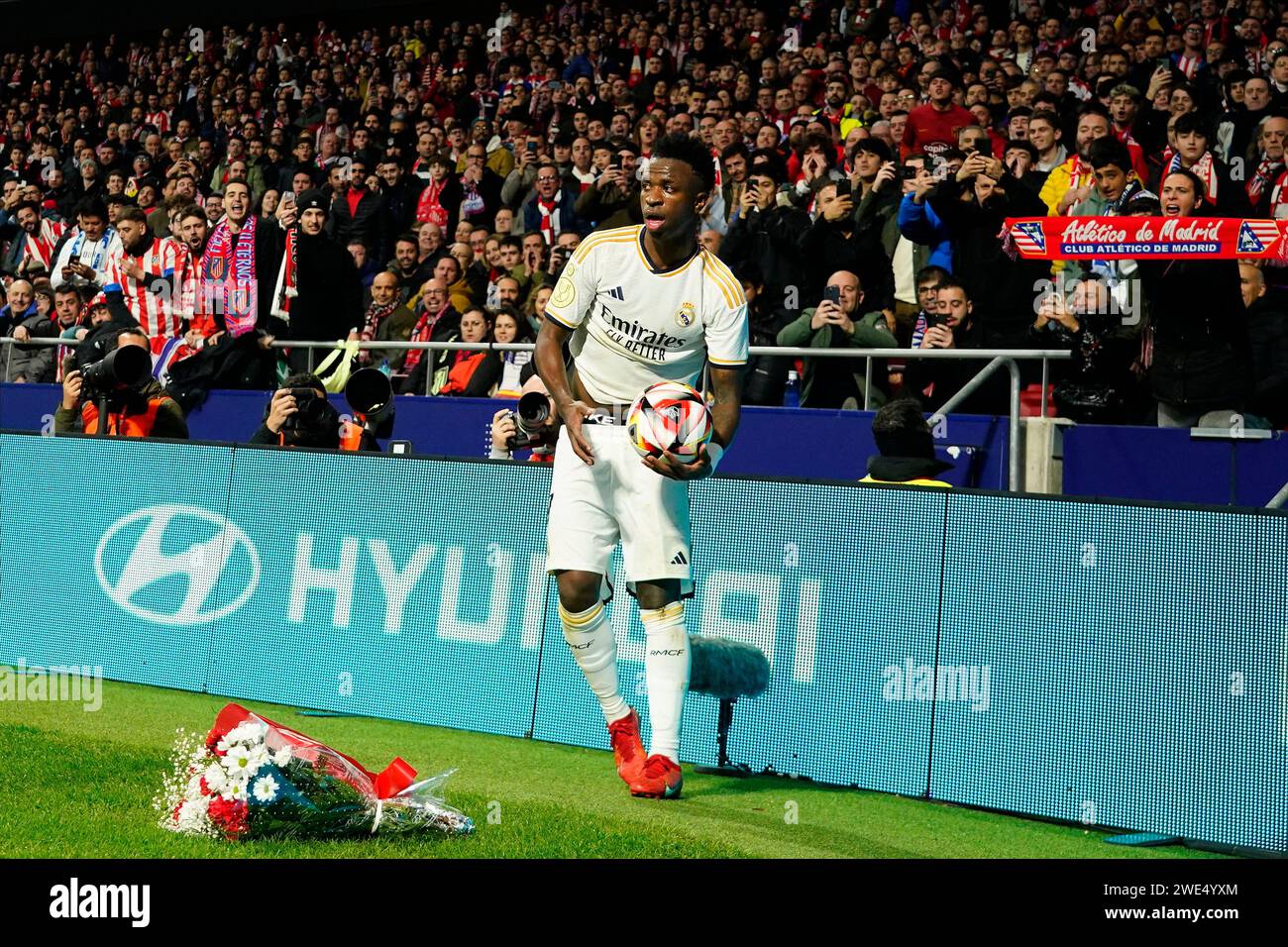 Vinicius Jr von Real Madrid während des Copa del Rey-Spiels spielte das ...
