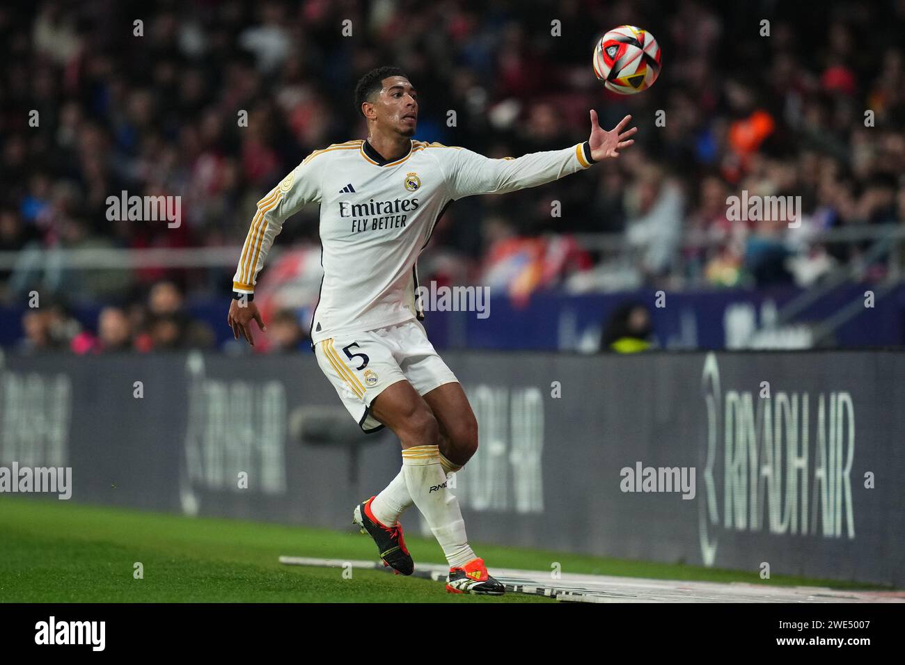Jude Bellingham von Real Madrid während des Copa del Rey-Spiels spielte ...