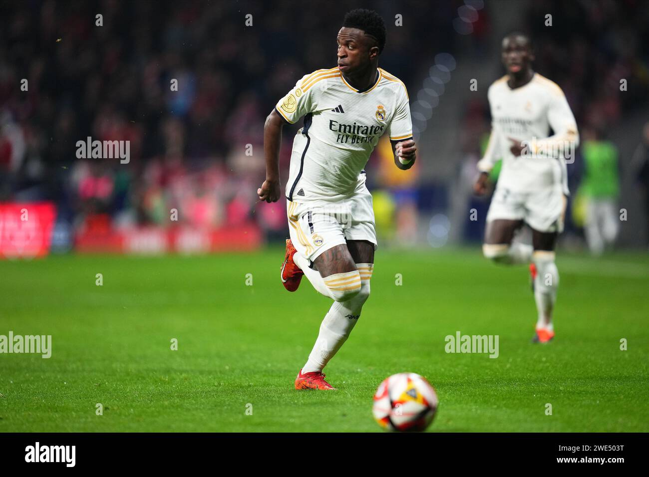 Vinicius Jr von Real Madrid während des Copa del Rey-Spiels spielte das ...