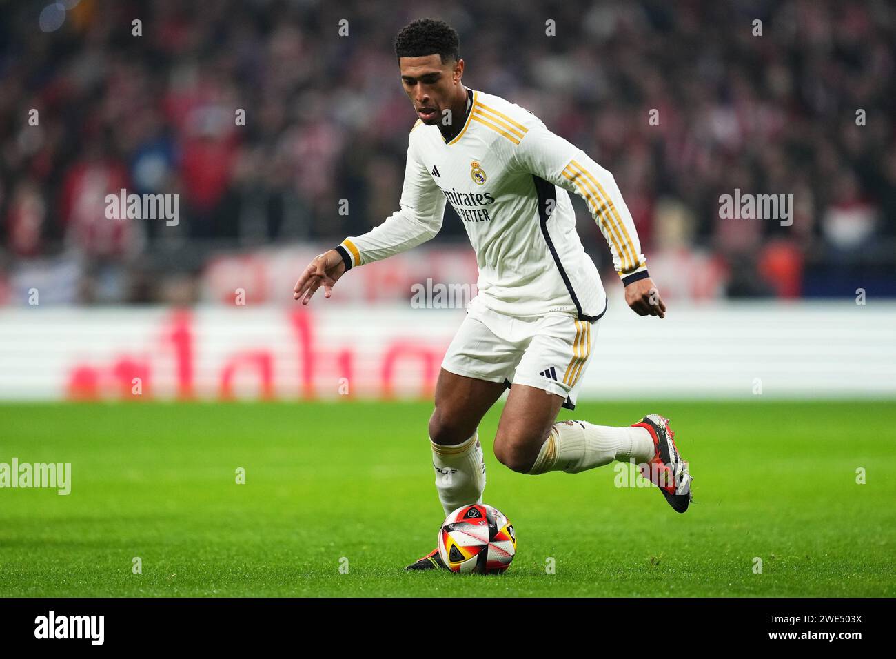 Jude Bellingham von Real Madrid während des Copa del Rey-Spiels spielte ...