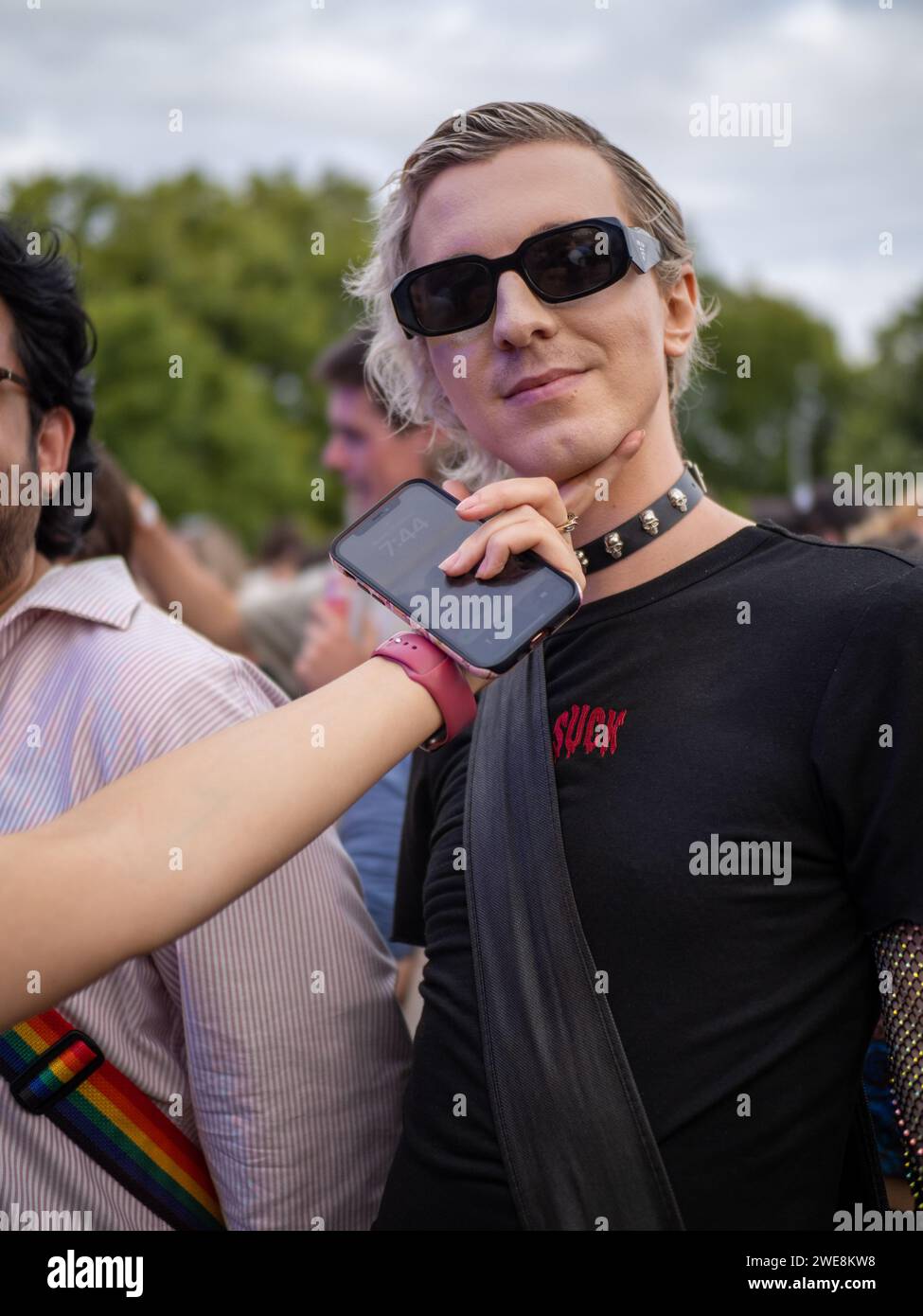 Melbourne, Australien. Januar 2024. Ein Teilnehmer des Midsumma ...