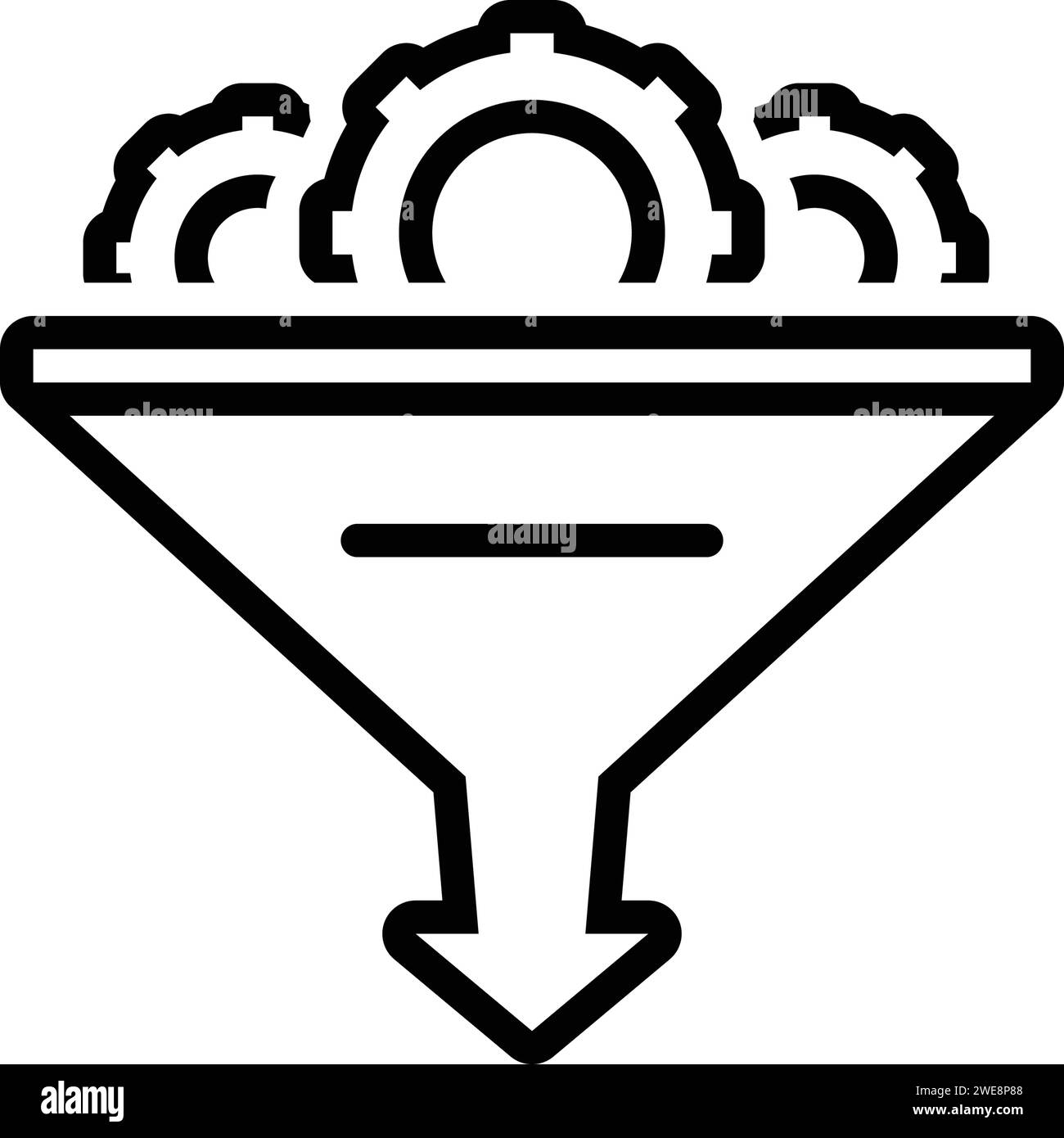 Trichter logo Ausgeschnittene Stockfotos und -bilder - Alamy