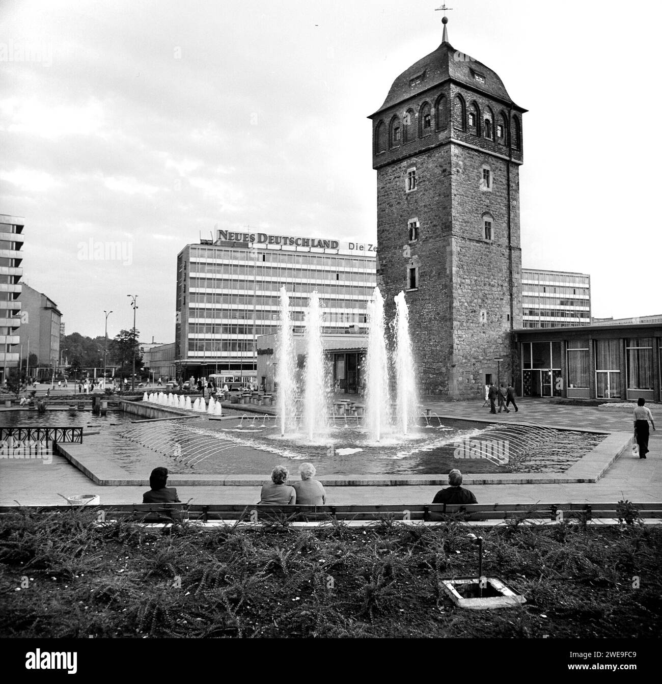 Zentrum von Karl-Marx-Stadt Karl-Marx-Stadt / rund um den Roten Turm ...