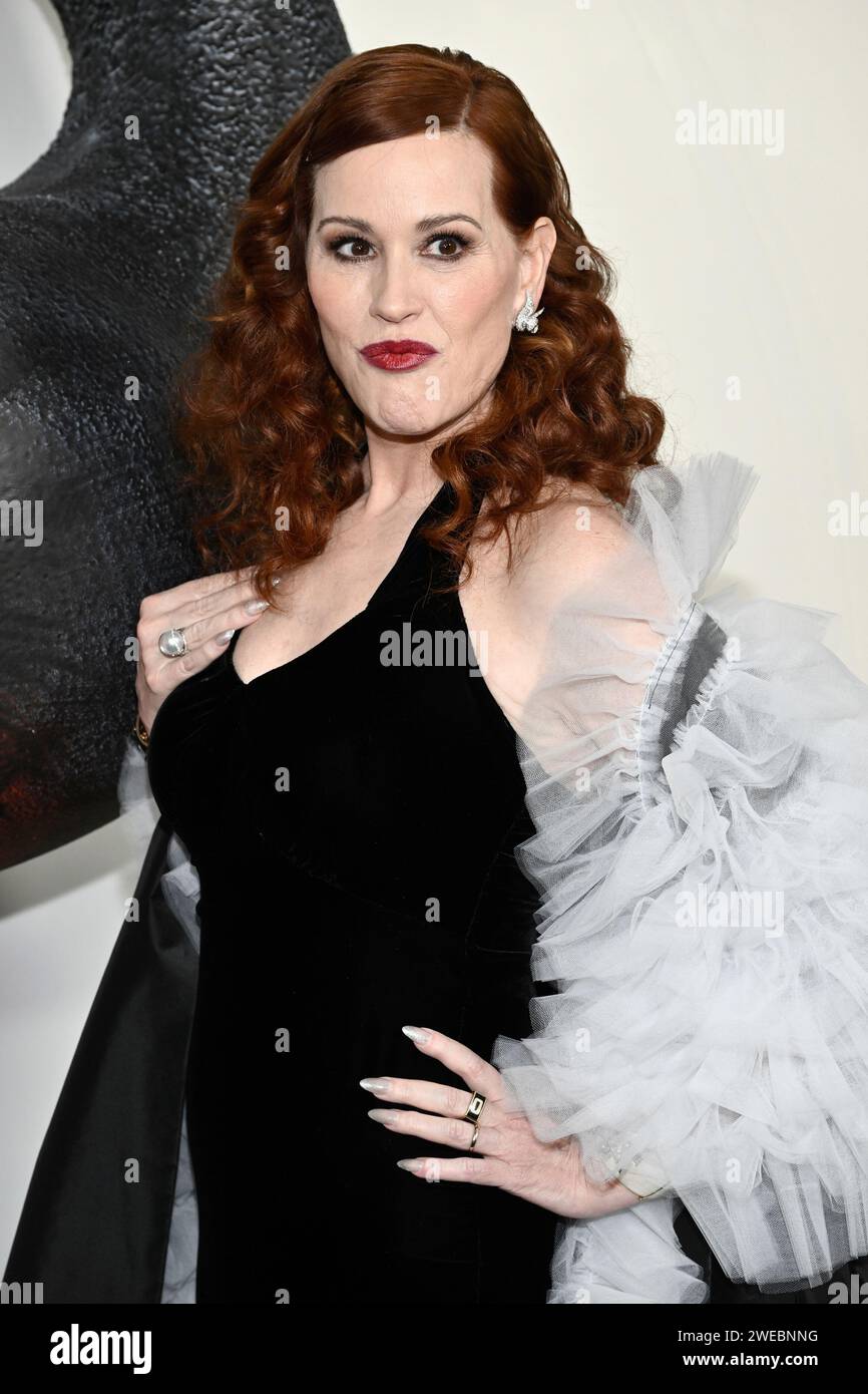 Molly Ringwald attends the premiere of FX's "Feud: Capote Vs. The Swans ...