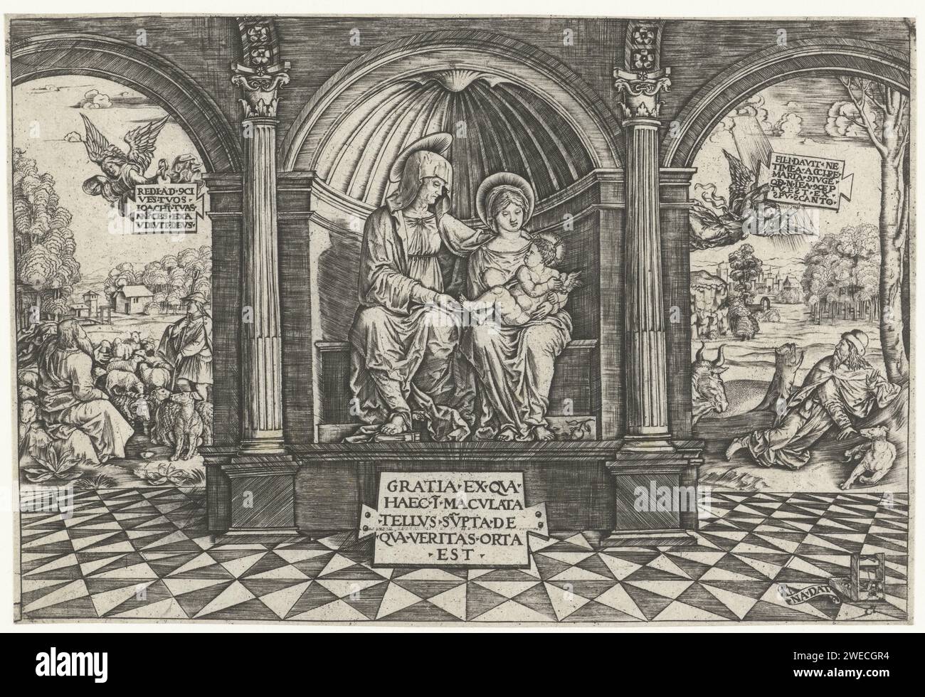 Anna te drei, Meister nach der Mausefalle, nach Andrea Sansovino, 1512 ...