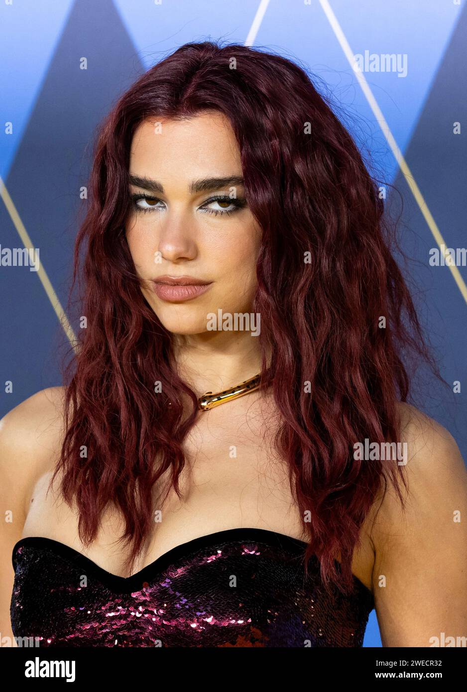 Dua Lipa poses for photographers upon arrival at the World premiere of ...