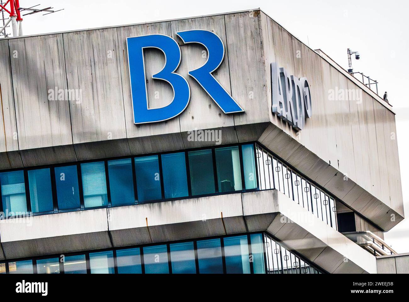 Bayerischer Rundfunk, BR-Funkhaus an der Arnulfstraße, München, Januar ...