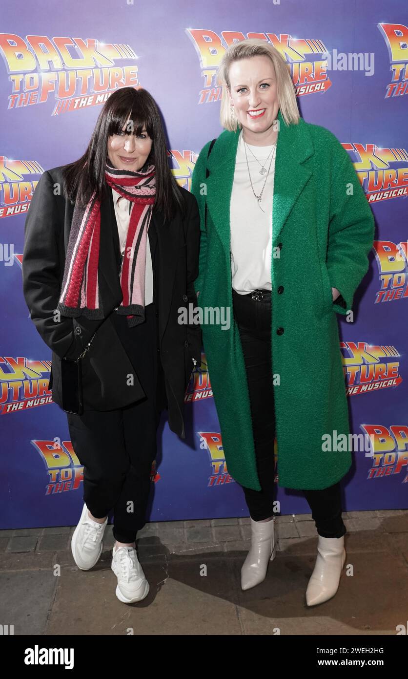Anna Richardson (links) und Steph McGovern kommen zur 1000. West End ...