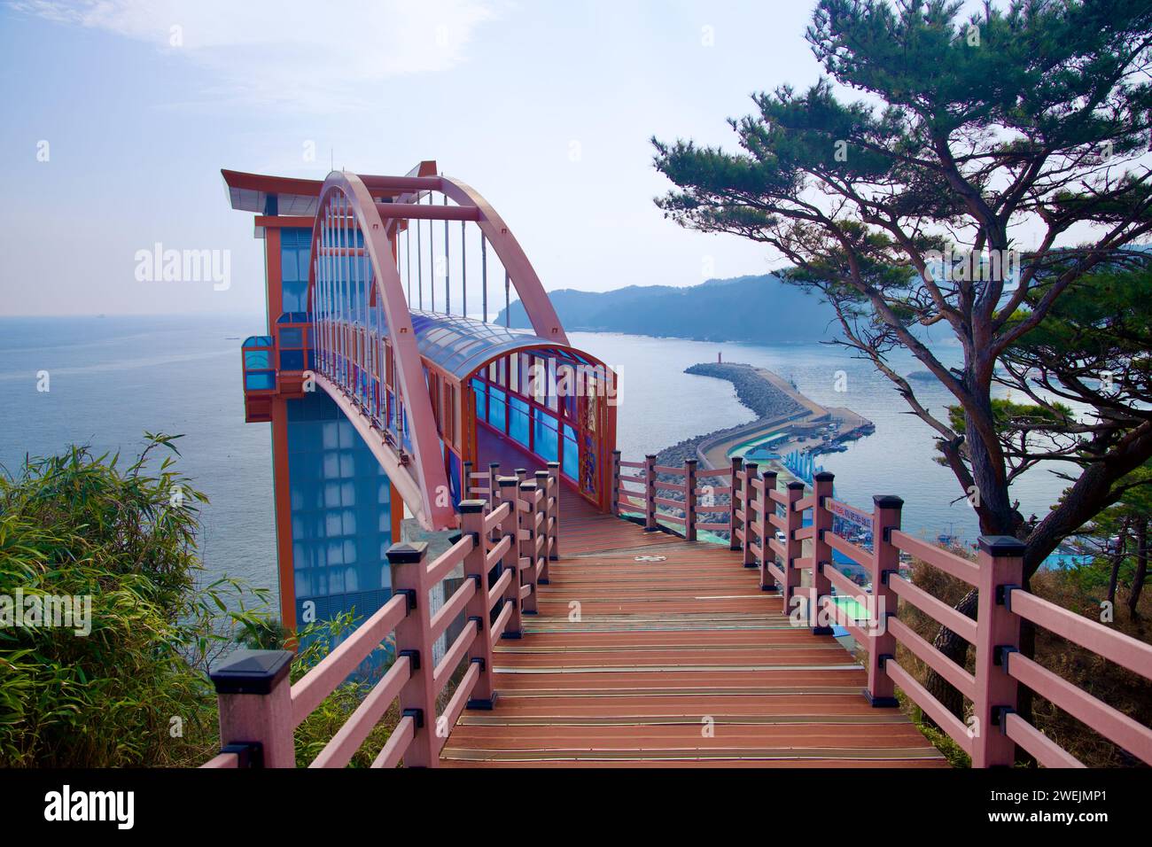 Samcheok City, Südkorea - 28. Dezember 2023: Nahaufnahme des ...