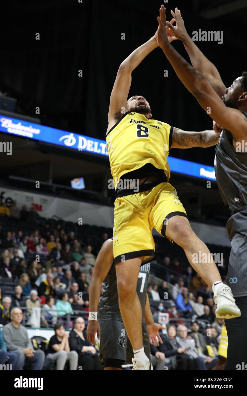 London Ontario Canada, 21. Januar 2024. Die London Lightning besiegen ...