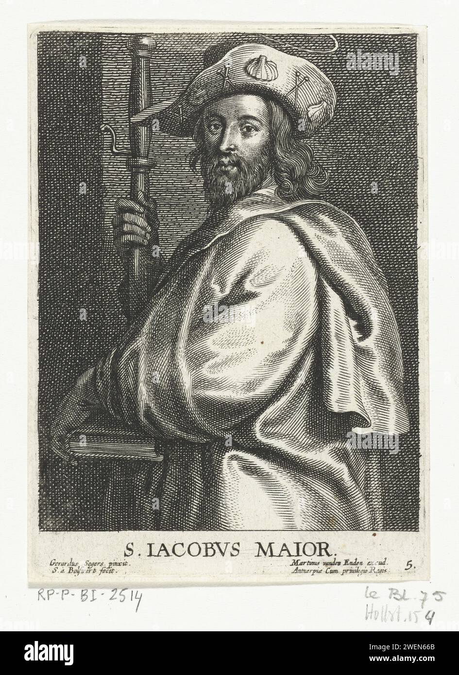 Heiliger Jakobus der Vorgesetzte als Pilger, Schelte Adamsz. Bolswert ...