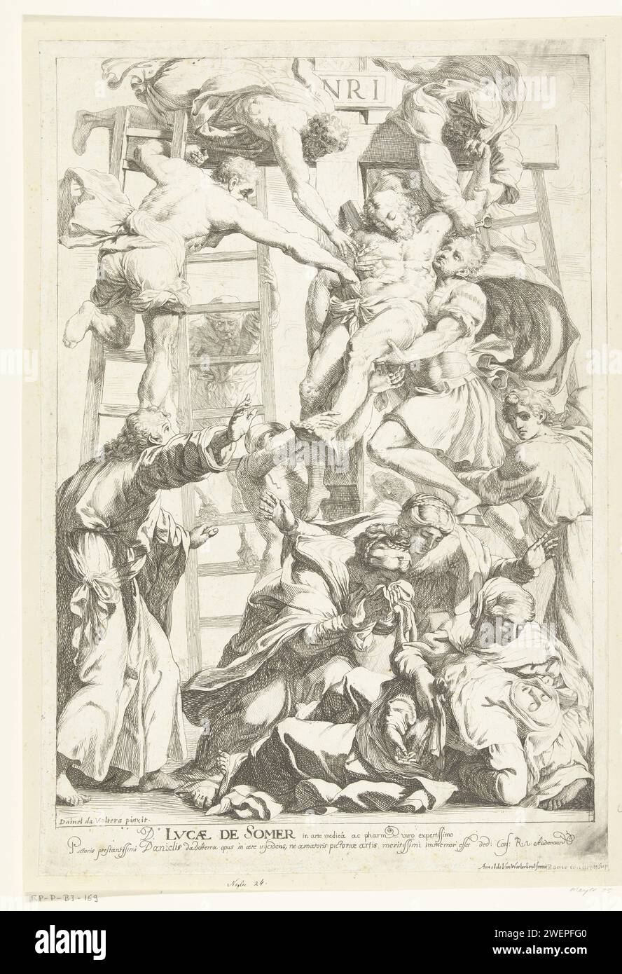 Die Kreuzung, Robert van Audenaerd, nach Daniele da Volterra, 1685–1700 ...