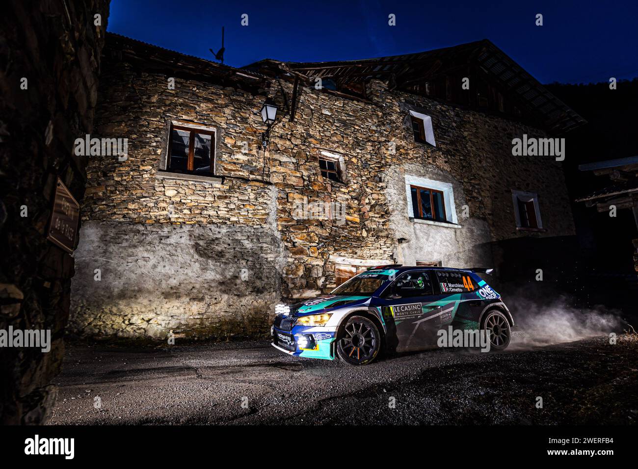 44 MARCHINO Filippo, OMETTO Pietro Elia, Skoda Fabia Evo Rally2, Action ...