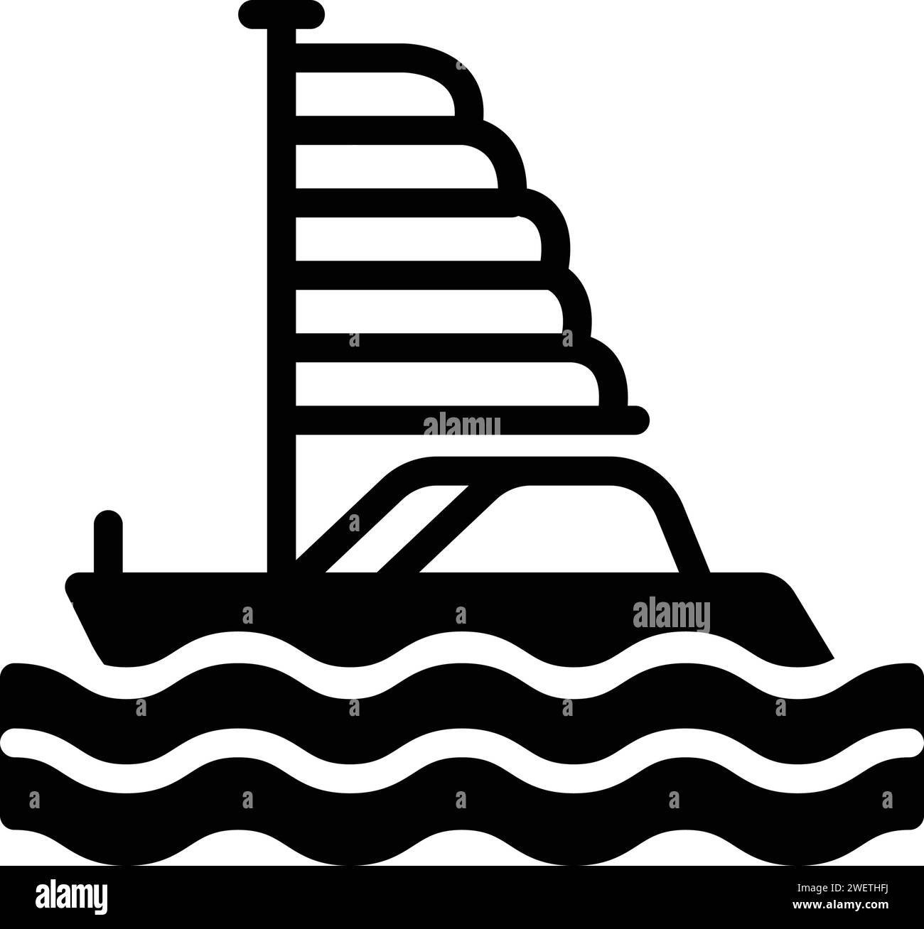 Boot silhouette Stock-Vektorgrafiken kaufen - Alamy