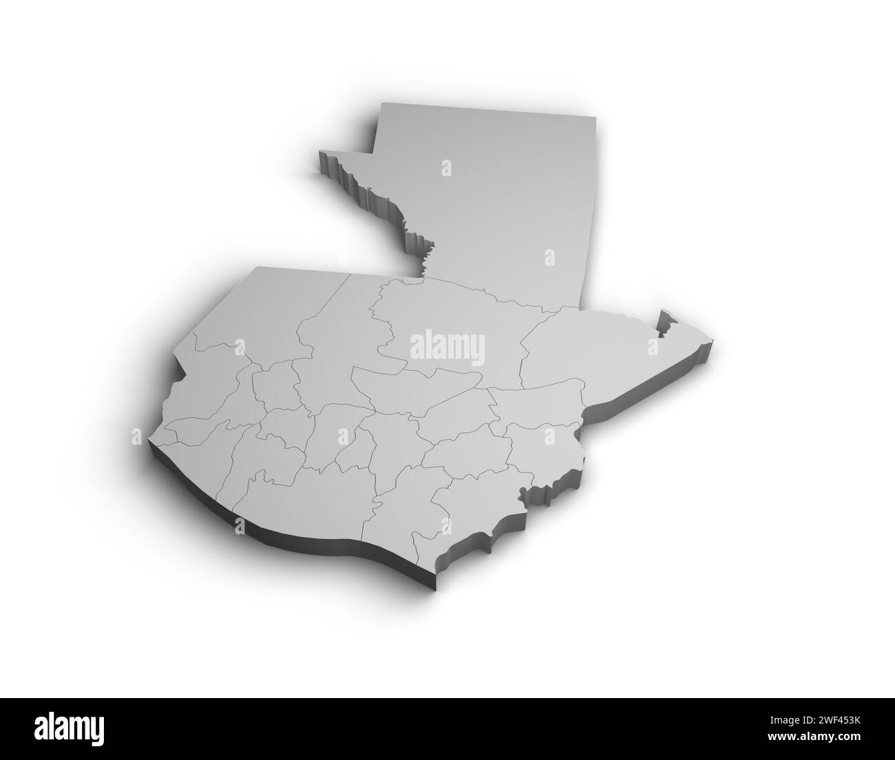 Mapa de la bandera de guatemala Schwarzweiß-Stockfotos und -bilder - Alamy