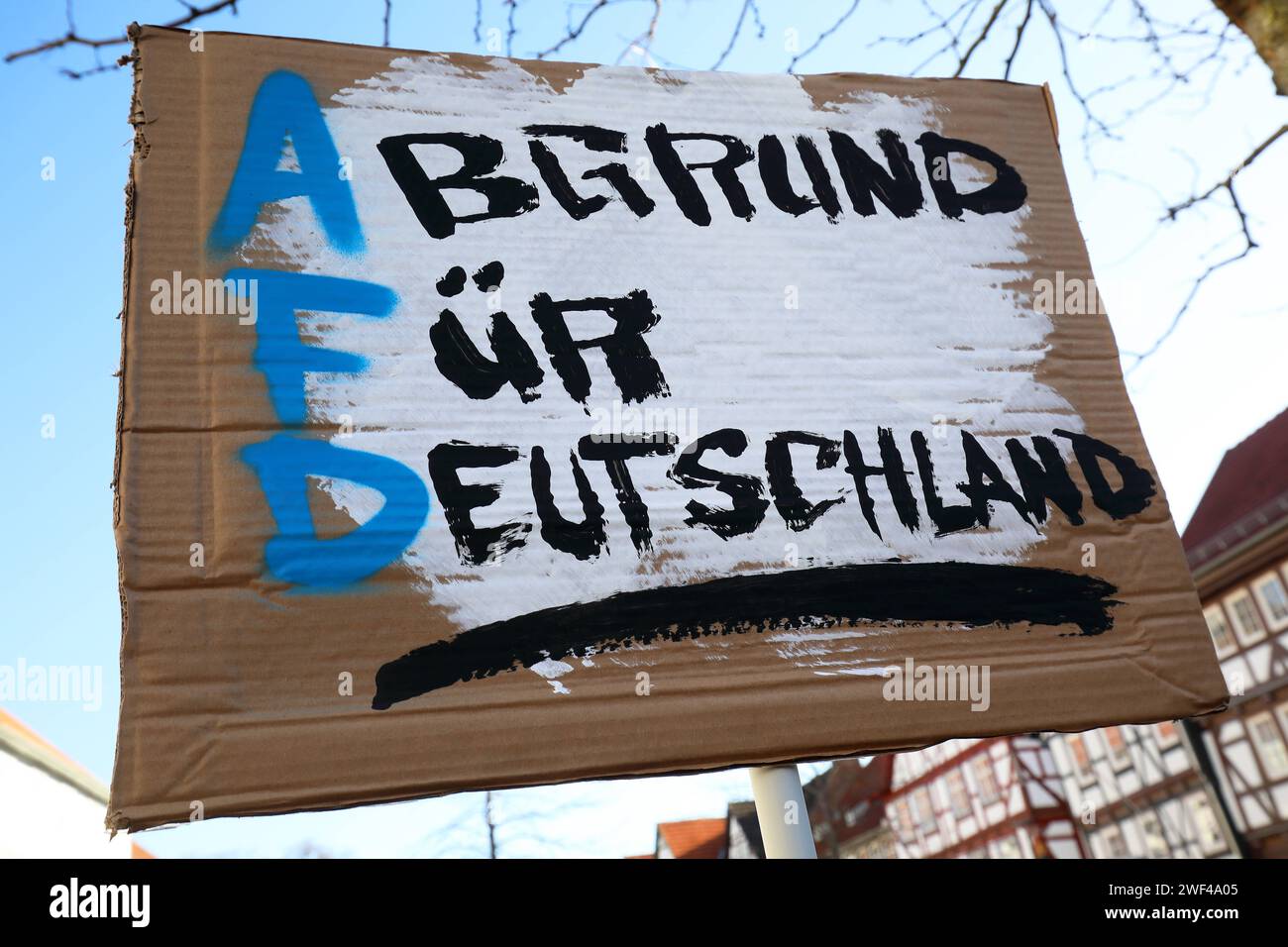 Demo gegen Hass und Hetze - Kundgebung gegen die AfD und Rechtsextremismus - DE, Deutschland ...