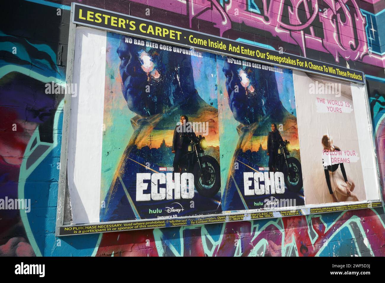 Los Angeles, Kalifornien, USA 27. Januar 2024 Marvel Studios Echo Poster am 27. Januar 2024 in ...
