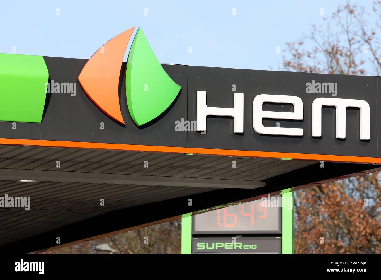 HEM Tankstelle in Siegen. Tankstelle am 29.01.2024 in Siegen ...