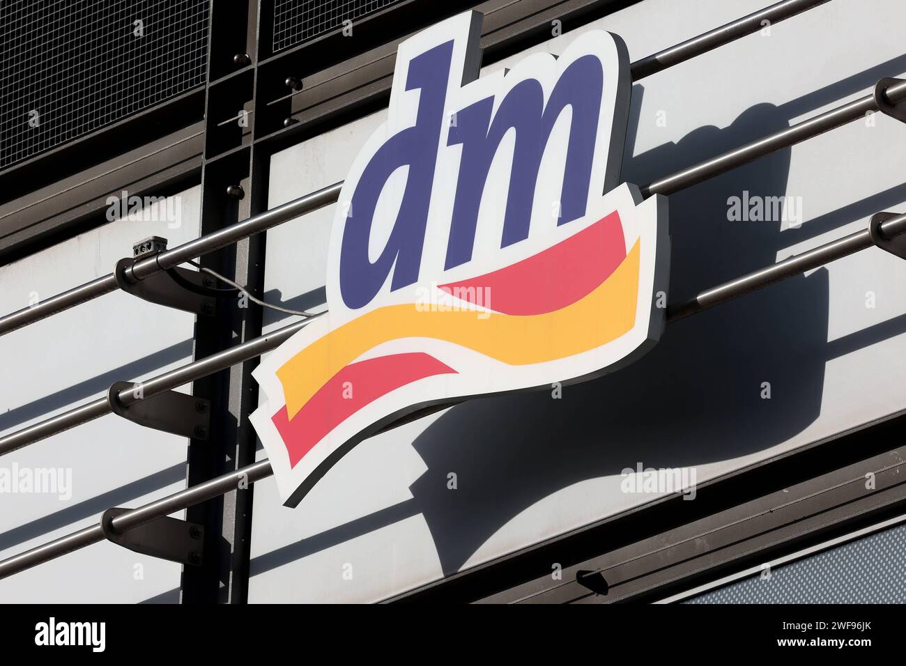 Die Shopping Mall City Galerie. Das Logo von dm. City Galerie am 29.01. ...