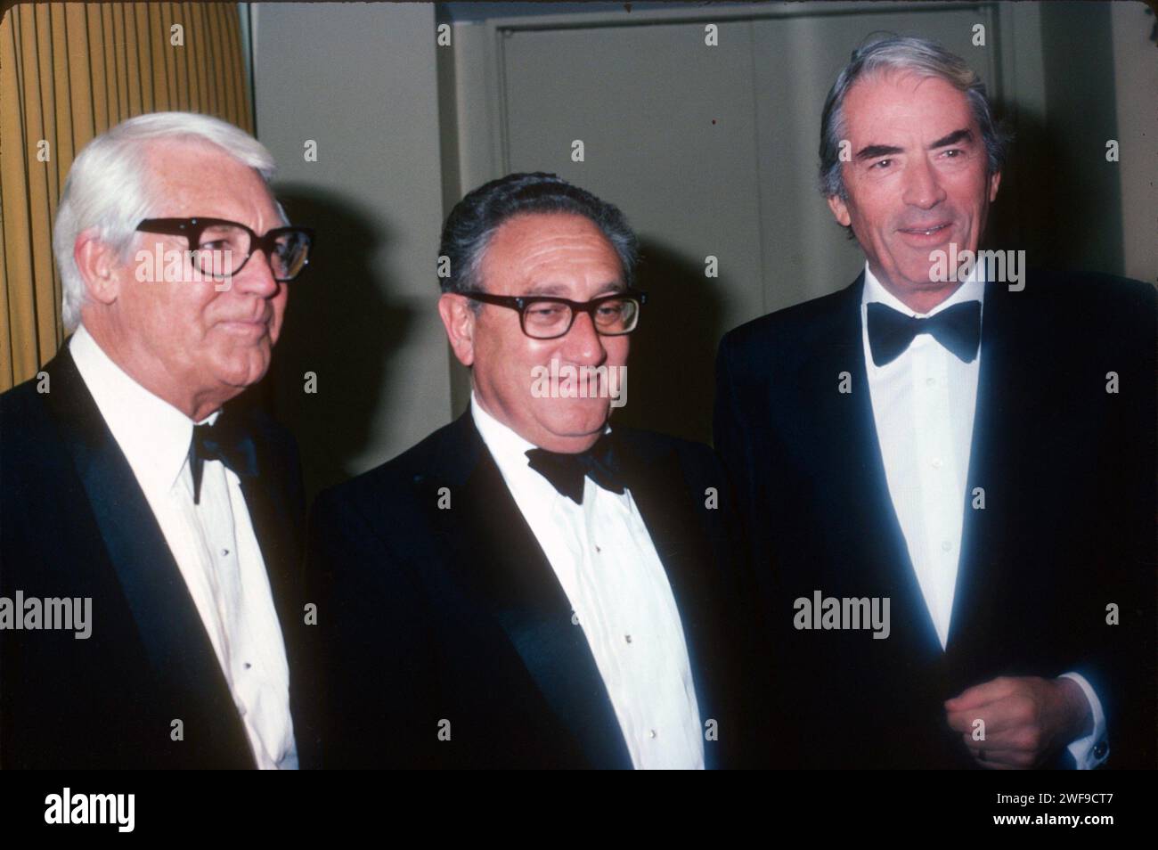 Gary Grant, Henry Kissinger, Gregory Peck, 1980er Jahre ph: John ...
