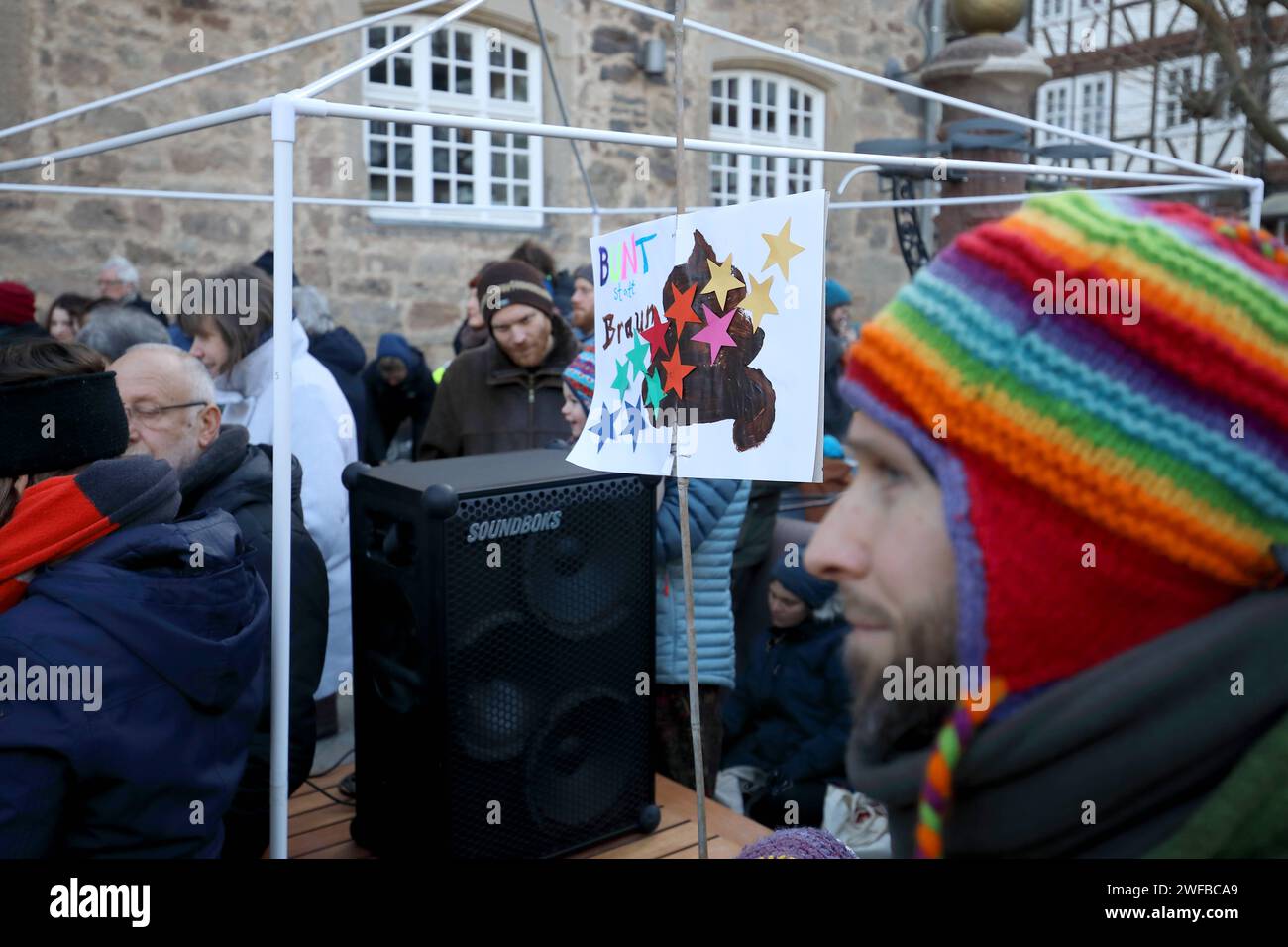 Demo gegen Hass und Hetze - Kundgebung gegen die AfD und Rechtsextremismus - DE, Deutschland ...